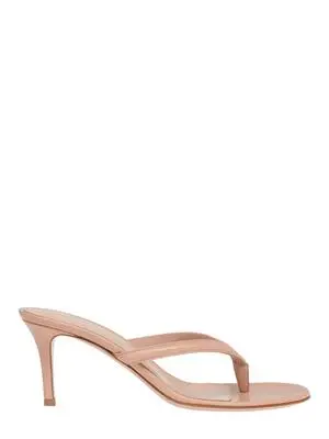 GIANVITO ROSSI Calypso Thong Sandals - Pink - Nappa