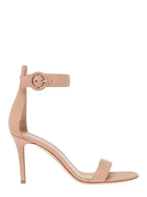 GIANVITO ROSSI Portofino 85 Sandals - Pink - Nappa