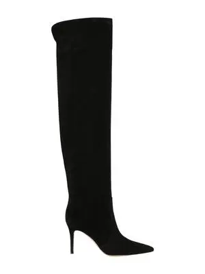 GIANVITO ROSSI Hansen Cuissard Over-the-knee Boots - Black Suede