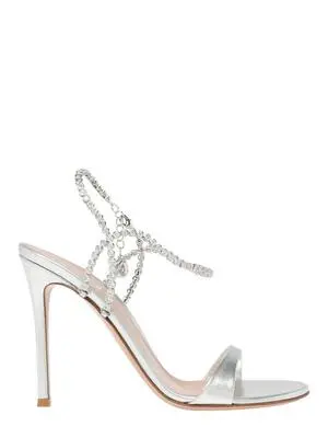 GIANVITO ROSSI Eternity Sandal - Silver - Metallic Nappa