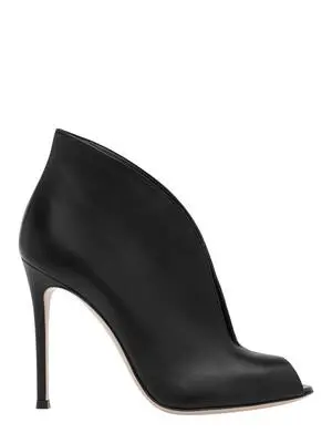 GIANVITO ROSSI Vamp Booties - Black - Nappa