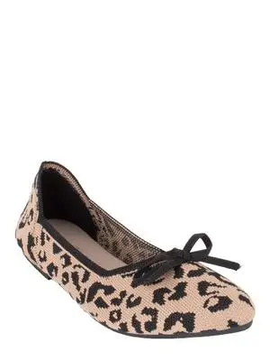 Tahari Tortuga Ballet Flat Cheetah
