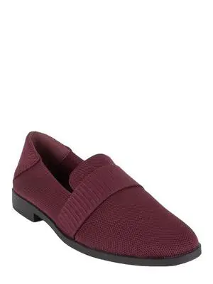 Tahari Mykonos Knit Loafer - Burgundy