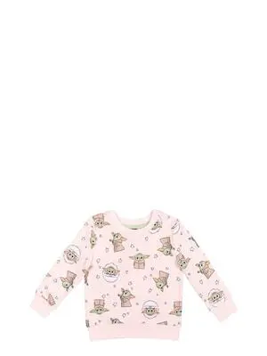 STAR WARS Printed Pullover Sweatshirt - Baby Yoda Pink Pink