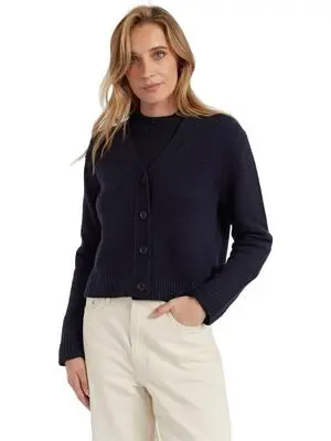Chinti & Parker Pure Cashmere Cardigan - Navy