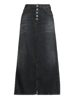 DONDUP Denim Flared Skirt - Black