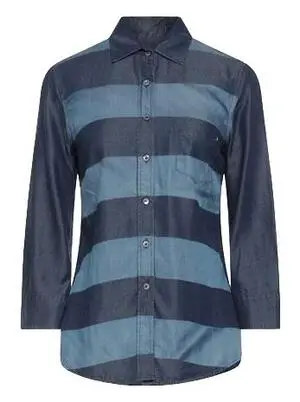 JACOB COHЁN Denim Lyocell Shirt - Blue