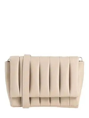 THEMOIRE Flap Crossbody Bag - Beige