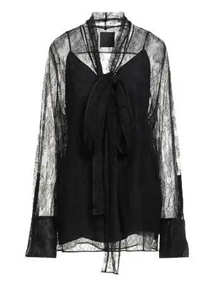 Givenchy Bow Blouse With Detachable Camisole - Black