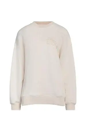 SOULLAND Sweatshirt In Organic Cotton And Recycled Polyester - White