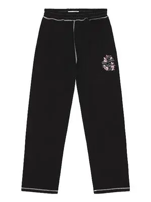 ANTI SOCIAL SOCIAL CLUB Contrast Stitch Sweats - Black
