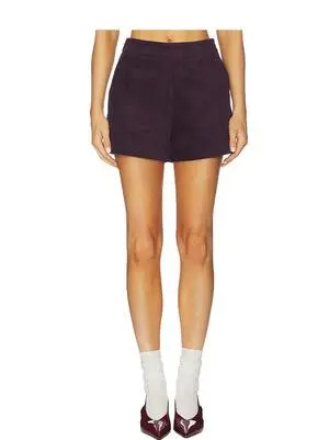 MAUDE CLUB Bianca Short - Maroon