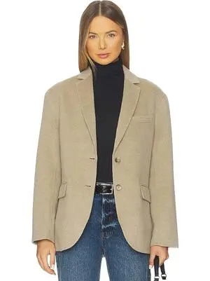 ANINE BING Quinn Blazer - Oatmeal Melange