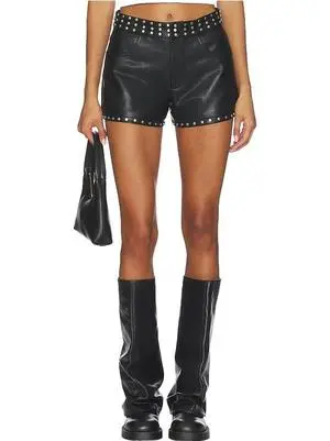 Blanknyc Faux Leather Hot Short - Close To You