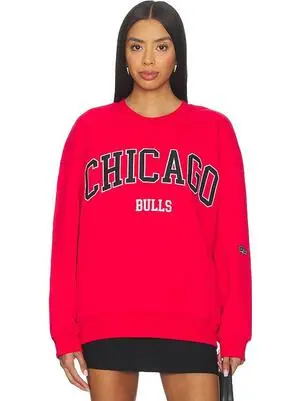 HYPE AND VICE Chicago Bulls Offside Sweatshirt - Red