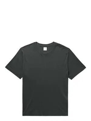 Eleventy Cotton And Modal-blend Jersey T-shirt - Gray