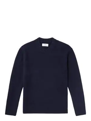 Mr P. Brushed Cashmere Sweater - Blue