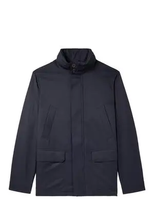 Zegna Morotin 250cc Shell Hooded Field Jacket - Blue