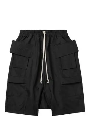 RICK OWENS DRKSHDW By Rick Owens Creatch Pods Straight-Leg Cargo Shorts