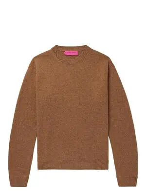 THE ELDER STATESMAN Cashmere Sweater - Brown