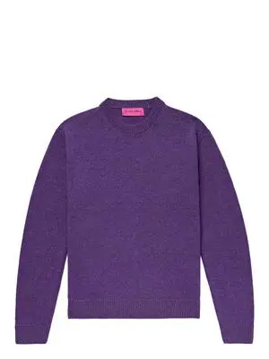 THE ELDER STATESMAN Cashmere Sweater - Purple