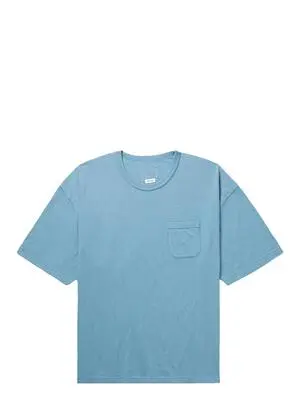 Visvim Ex Jumbo Cotton-blend Jersey T-shirt - Blue
