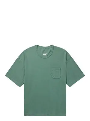 Visvim Ex Jumbo Cotton-blend Jersey T-shirt - Green