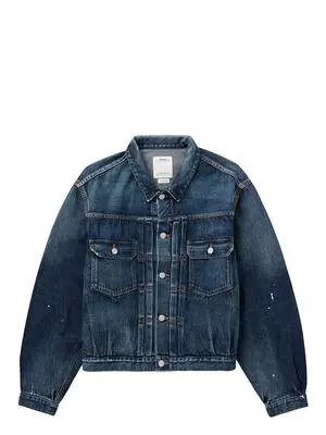 Visvim Social Sculpture Selvedge Denim Jacket - Blue