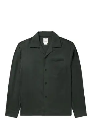 Visvim Keesey Convertible-collar Woven Shirt - Black