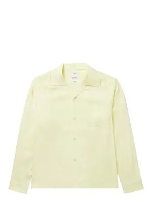 Visvim Keesey Convertible-collar Woven Shirt - Yellow