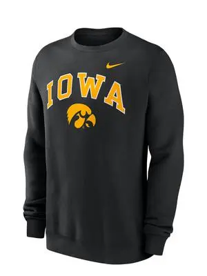 Nike Iowa Arch College Pullover Crew - Black
