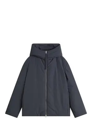 JIL SANDER Hooded Down Jacket - Black