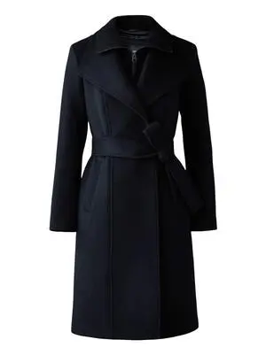 Mackage Norita-z 2-in-1 Double Face Wool Coat - Black