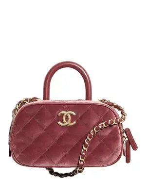 Chanel CHANEL Mini Bowling Bag Burgundy