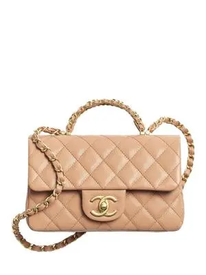CHANEL Mini Flap Bag With Top Handle