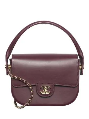 CHANEL Mini Flap Bag With Top Handle