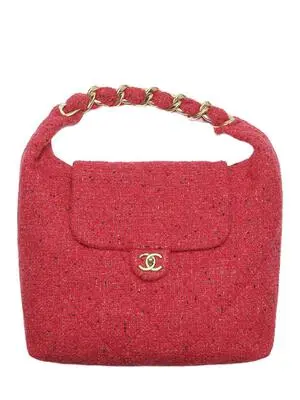 Chanel Maxi Hobo Bag - Red & Black