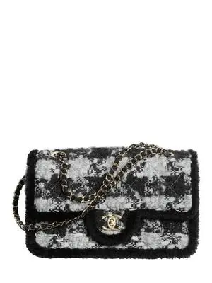 Chanel Large Flap Bag Black & Gray