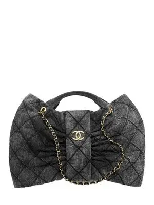 Chanel Maxi Bow Bag - Black