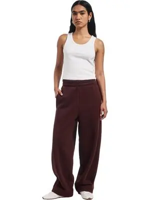 NINETY PERCENT Ellery Barrel Leg Sweatpant - Bordeaux