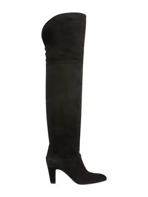Chloé Eve Suede Over-the-Knee Boots Black