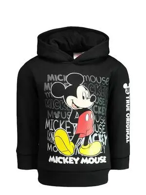 Disney Mickey Mouse & Friends Pullover Hoodie - Mickey Mouse Black