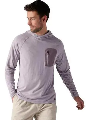 BACKCOUNTRY Destination Pullover Hoodie Lavender Gray