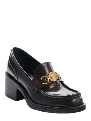 Chloé Dakota Loafer Pump - Oak Brown