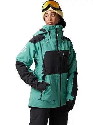 BACKCOUNTRY Crestcruiser Insulated Jacket - Gearhead Green/patchart Lining