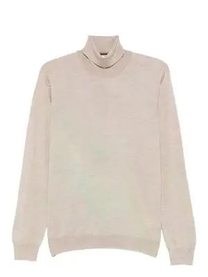 GIUUNO Roll Neck Sweater - Pink