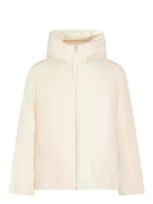 JIL SANDER Hooded Zip Jacket - Neutrals