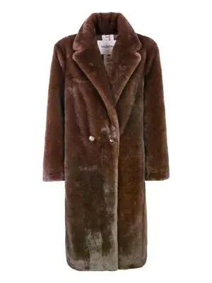 VALENTINI 1972 Faux-fur Coat - Brown