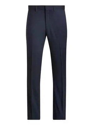 Ralph Lauren Purple Label Straight-leg Wool Trousers - Blue