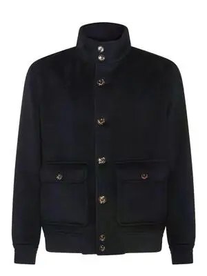 MONTECORE Buttoned Pocket Jacket - Blue